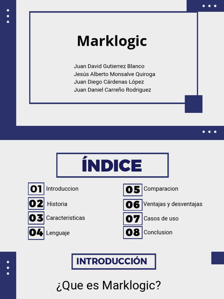 Bases de Datos - Marklogic | PDF | No Sql | Bases de datos