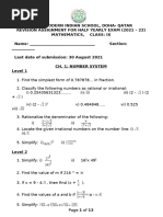 Form 4 Additional Mathematics Revision Questions | PDF | Quadratic ...
