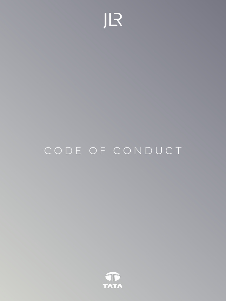 Jaguar Land Rover Code of Conduct FINAL | PDF | Conflict Of Interest ...