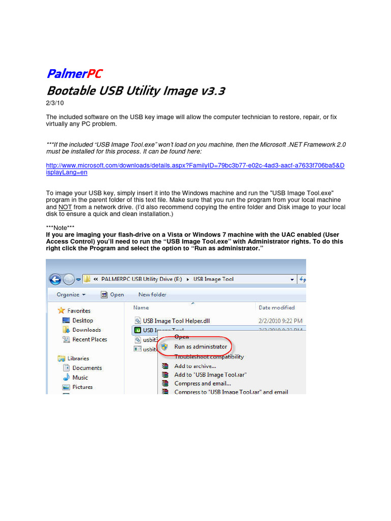 Bootable USB Read Me | PDF | Usb Flash Drive | Microsoft Windows