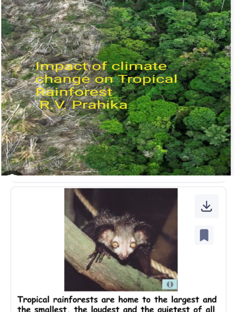 Climate Change: Animal Range Shifts | PDF