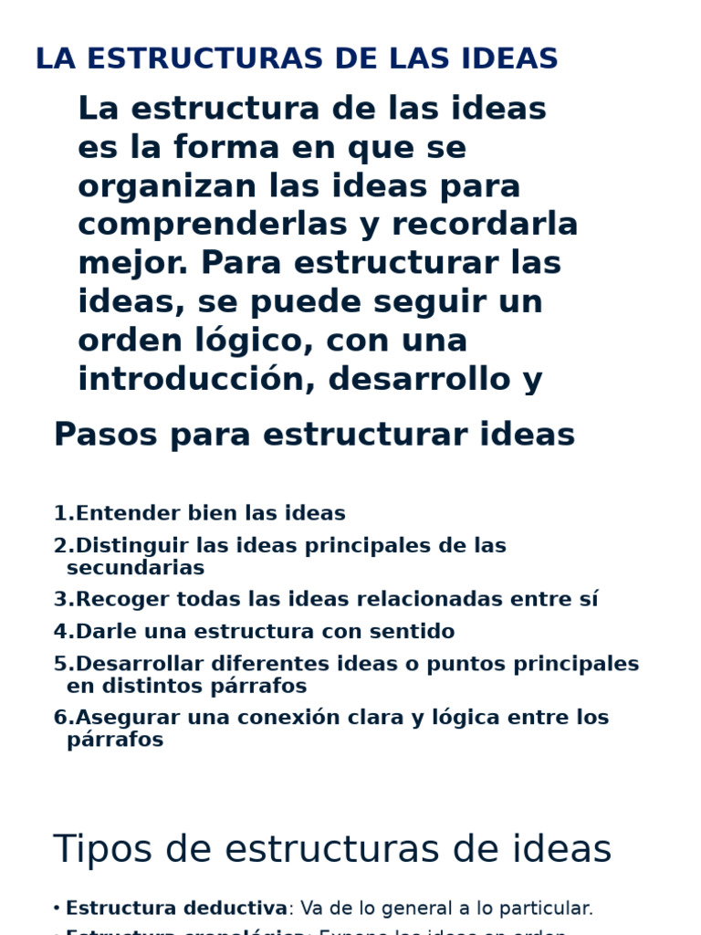 La Estructuras de Las Ideas-1 | PDF