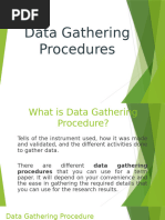 Data Gathering Procedure | PDF | Correlation And Dependence | Statistics