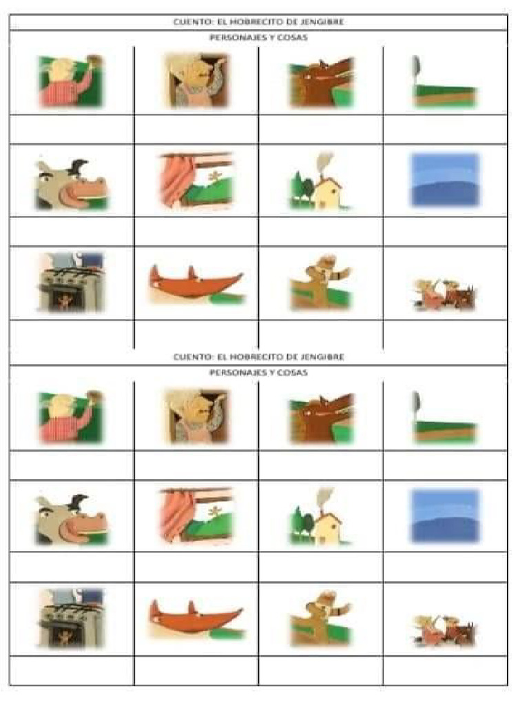 El Hombrecito de Jengibre Actividades | PDF