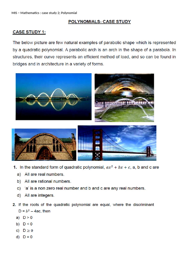 Case Study 2 Polynomial | PDF