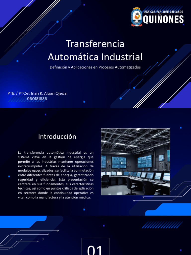 Tema 09 - Transferencia Automática Industrial | PDF | Ingenieria Eléctrica