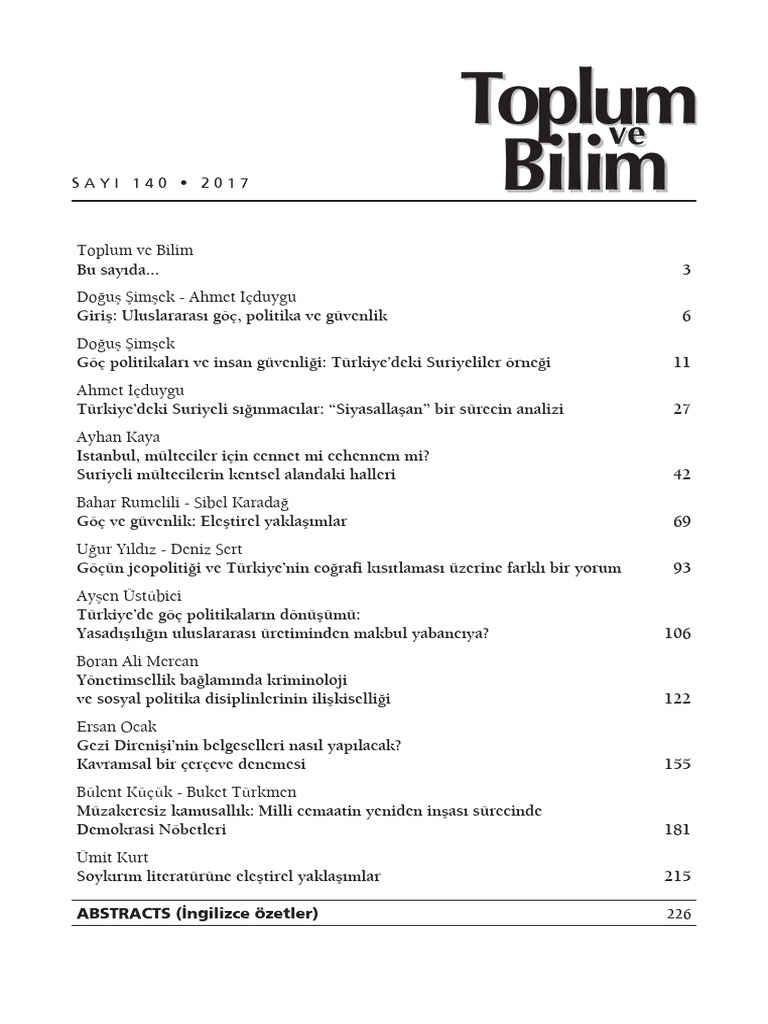 Toplumbilim 140 2017 | PDF