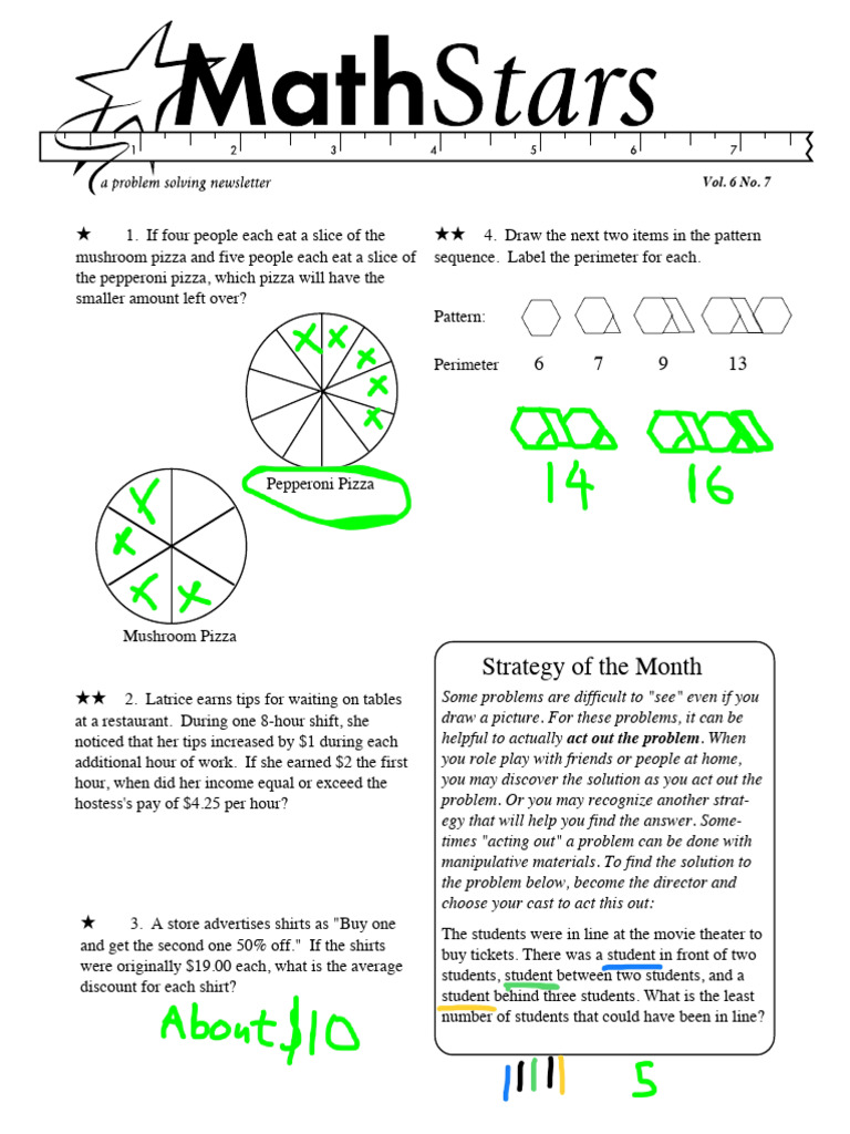 Grade 6 Problems 13 | PDF