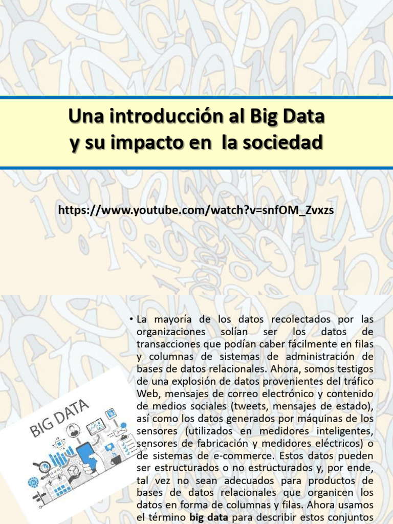 BIGData | PDF | Big Data | Bases de datos
