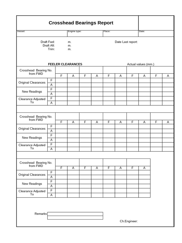ME CrossHead Bearings | PDF
