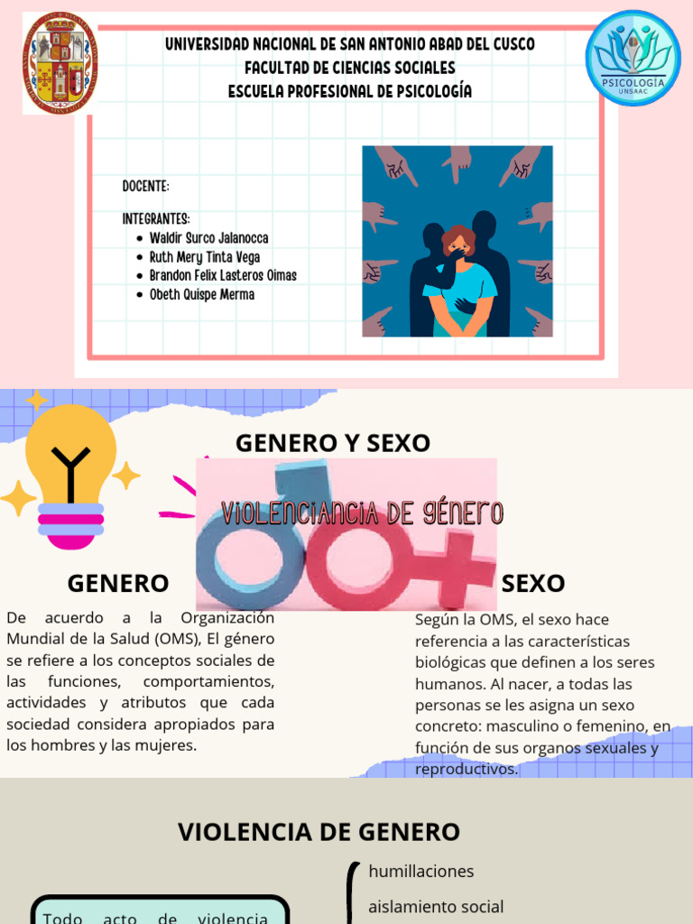 Violencia de Género | PDF | Género | Estudios de género