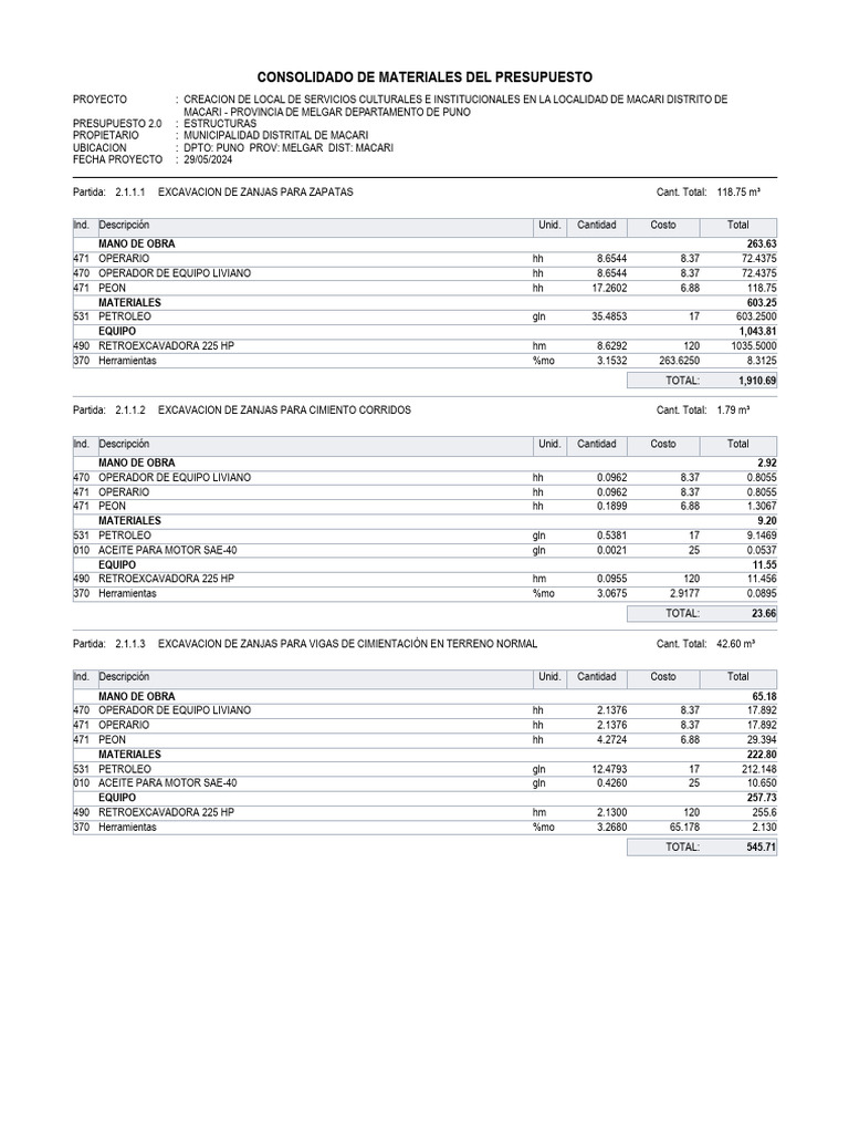 Acu Estructuras | PDF | Hormigón | Sector secundario de la economía