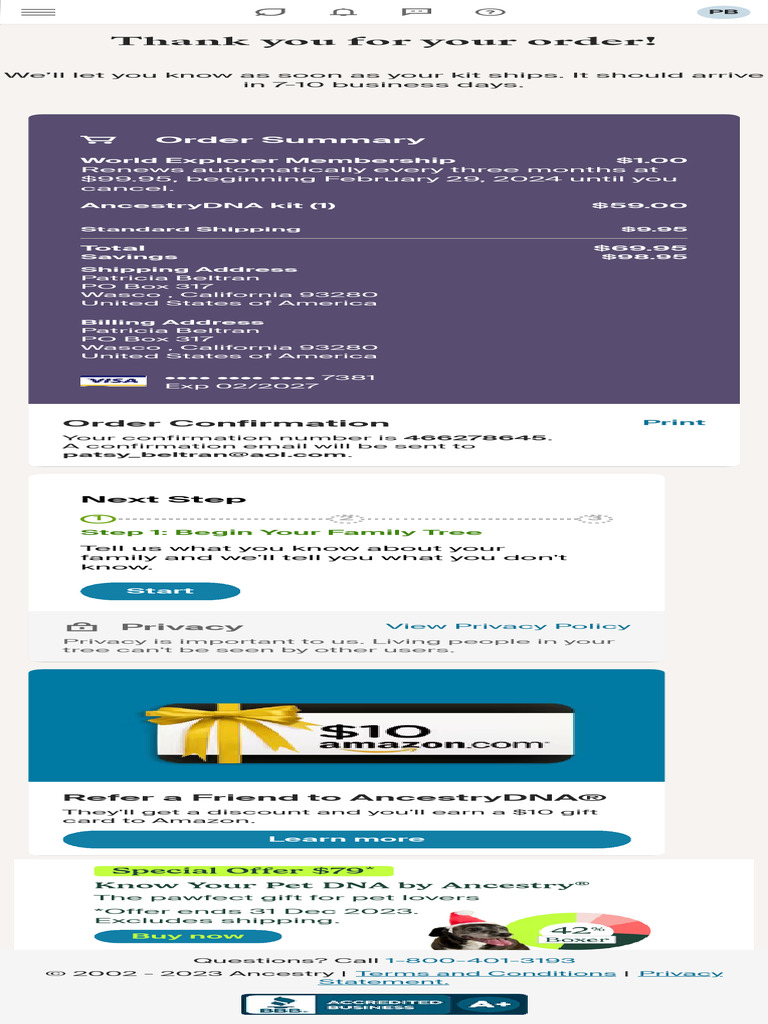 Thank You For Your Order! | PDF