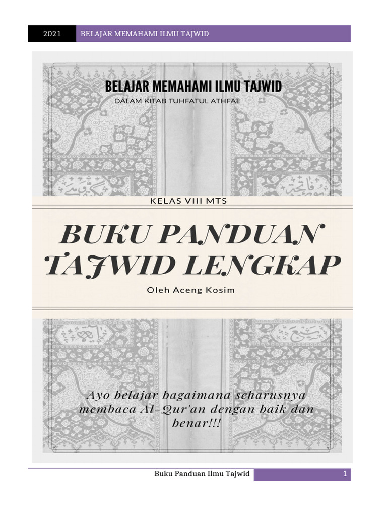 Buku Panduan Tajwid Lengkap | PDF