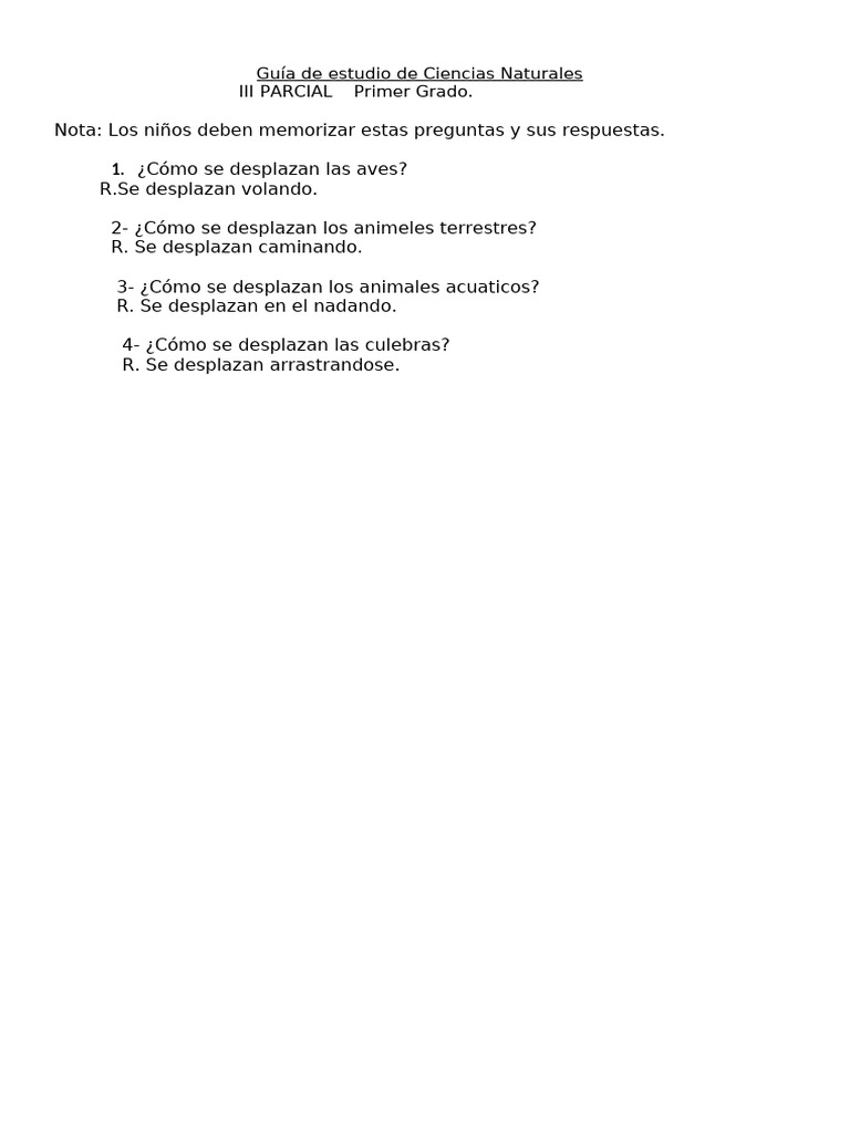 Guias Para Examen I PARCIAL | PDF