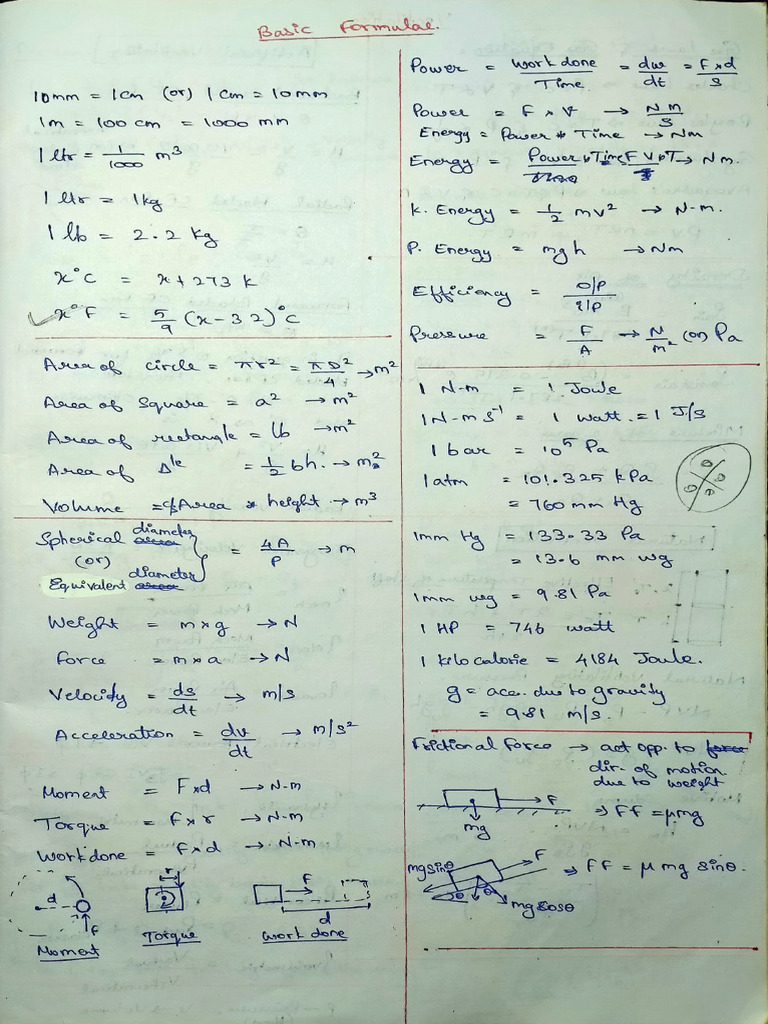 #3 - Mining Formula Notes | PDF