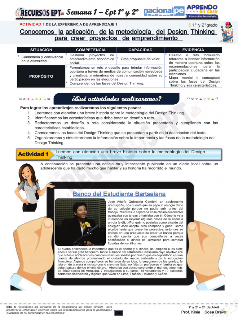 Sem1 Radio Ept1º y 2º 21 Abril Recursosept | PDF