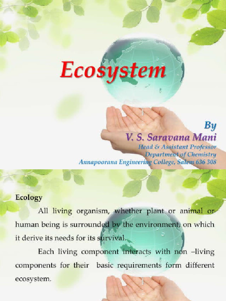 Ecosystem | PDF