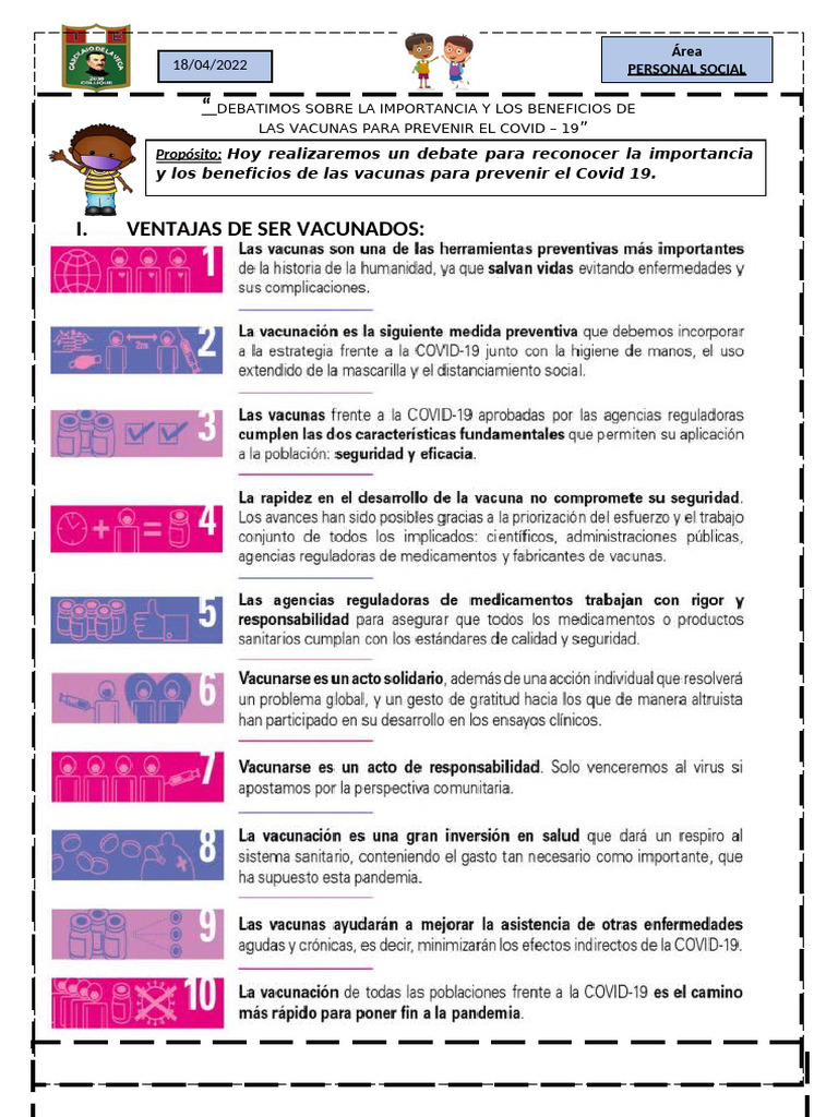 FICHAS CTA | PDF | Vacunas | Sistema inmune