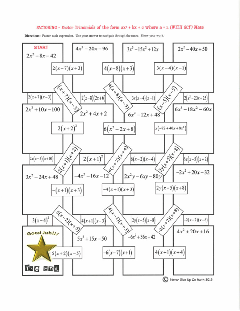 Lesson 4 Extra Practice Maze | PDF