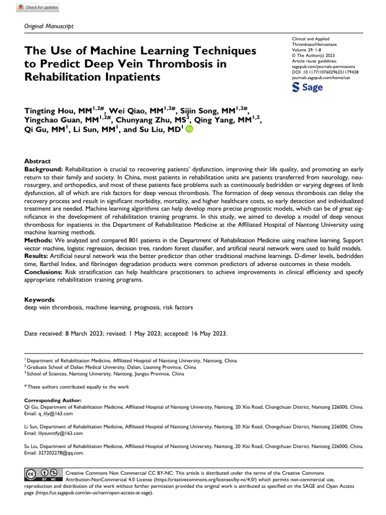 hou-et-al-2023-the-use-of-machine-learning-techniques-to-predict-deep-vein-thrombosis-in ...