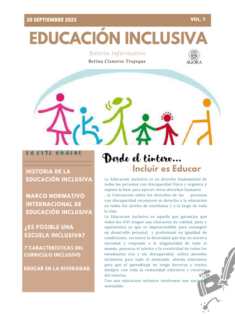 Boletín Educacion Inclusiva - 20230923 - 043159 - 0000 | PDF | Invalidez | Plan de estudios