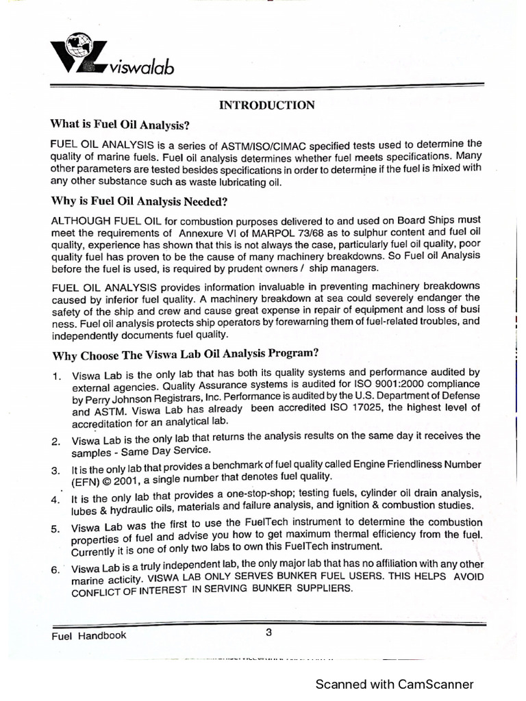 Fuel Analysis | PDF
