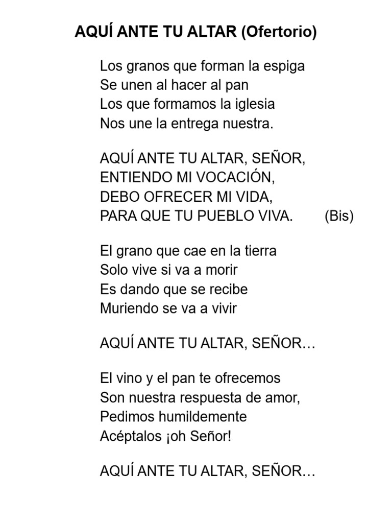 Aquí Ante Tu Altar-1 | PDF | Cristo (título)