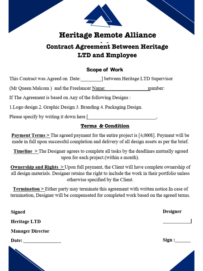 Contract Agreem 1 | PDF