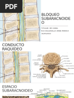 Guía Completa de Anestesia Raquídea | PDF | Fluido cerebroespinal | Cirugía