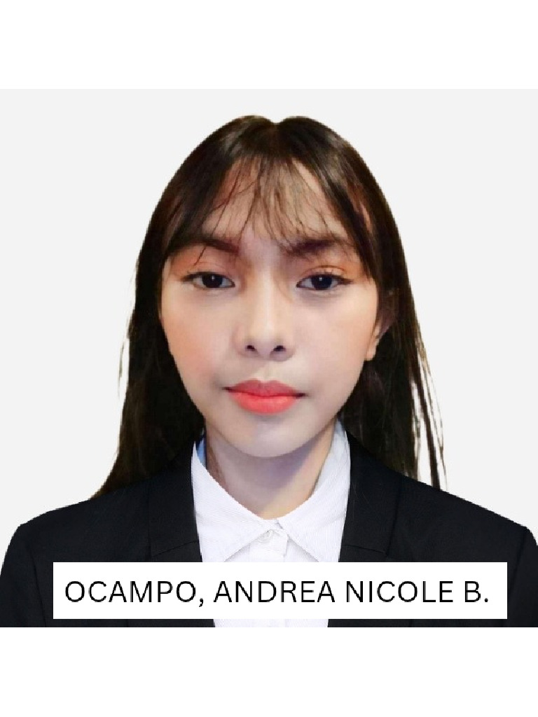 Andrea Nicole B. Ocampo PDF | PDF