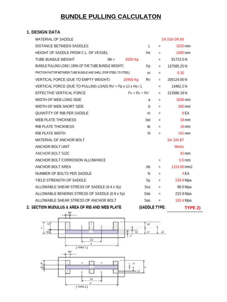 Eye Bolt Pulling Load Calculation | PDF | Screw | Stress (Mechanics)