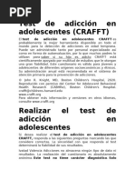 MINSAL - Anexo Escala Crafft | PDF