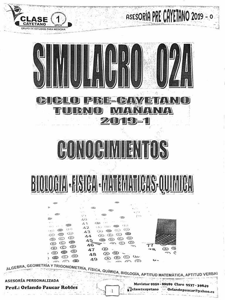 Simulacro 2-3 | PDF