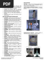 Body Positioning Definitions | PDF | Anatomical Terms Of Location