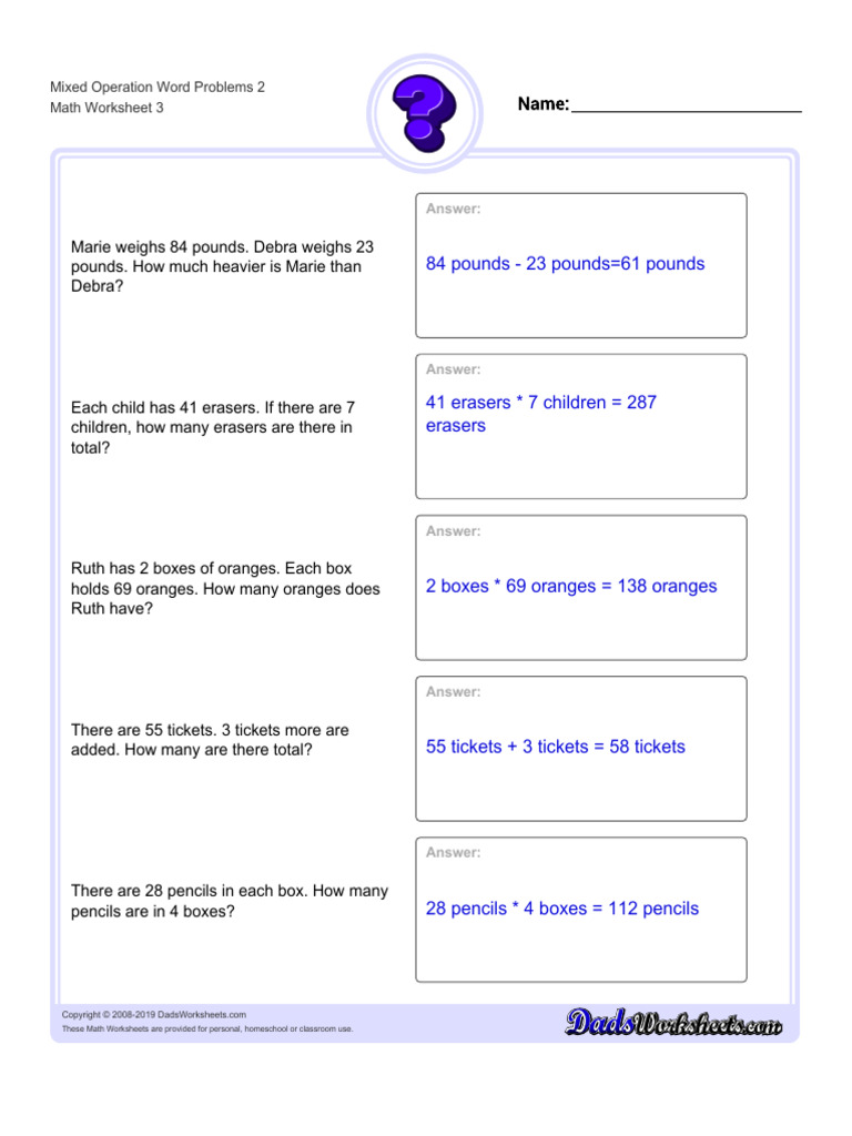 ANSWER KEY FOR LATIHAN SOAL STS SEMESTER 1 MATHS KELAS 3 - Addition ...