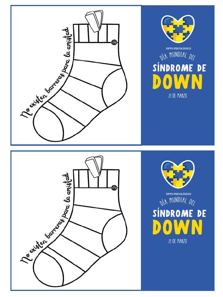 Fichas de actividades para niños Down | PDF