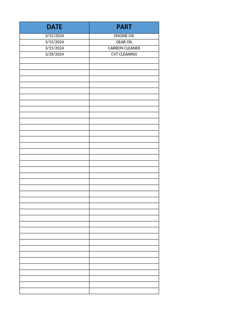 Motorcycle Maintenance Schedule 2024 | PDF