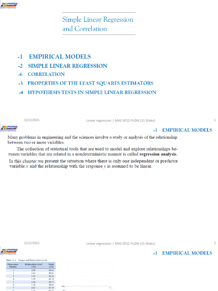 W-9 Linear Regression (before class) | PDF