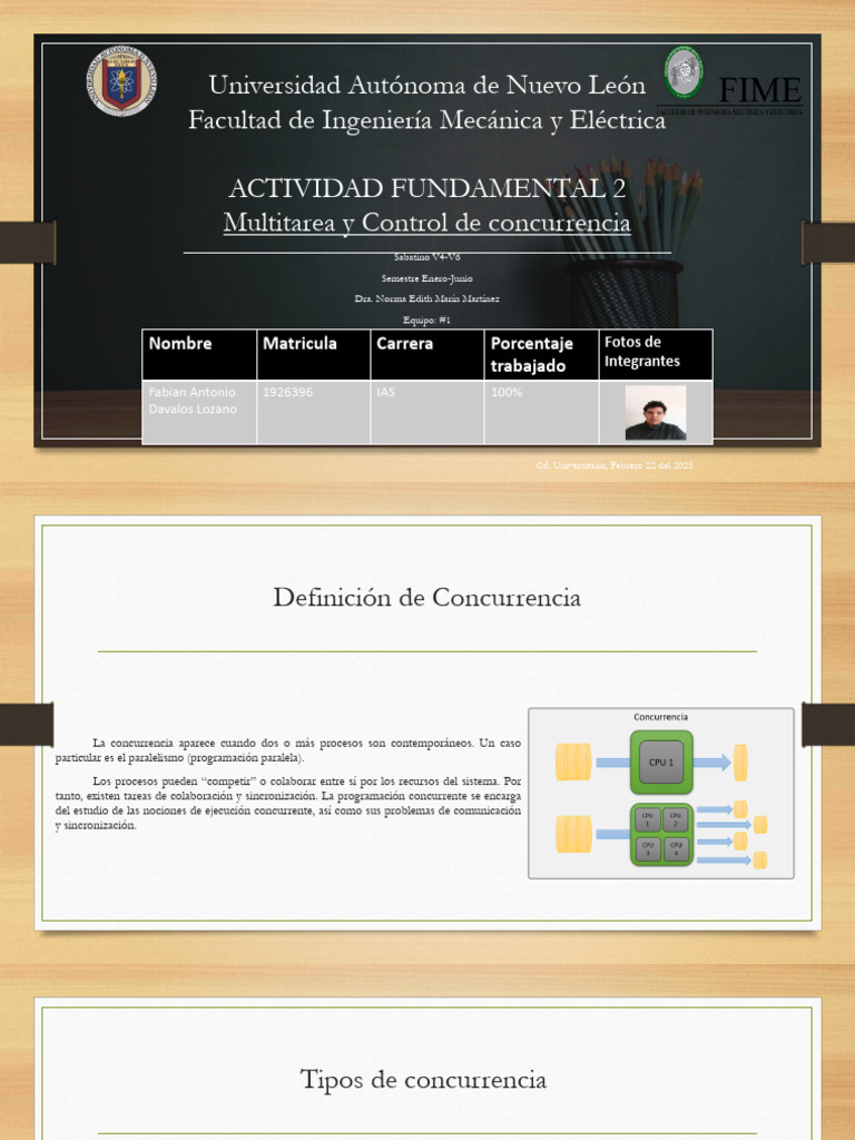 Investigacion de Concurrencia | PDF | Hilo (Computación) | Proceso (Computación)