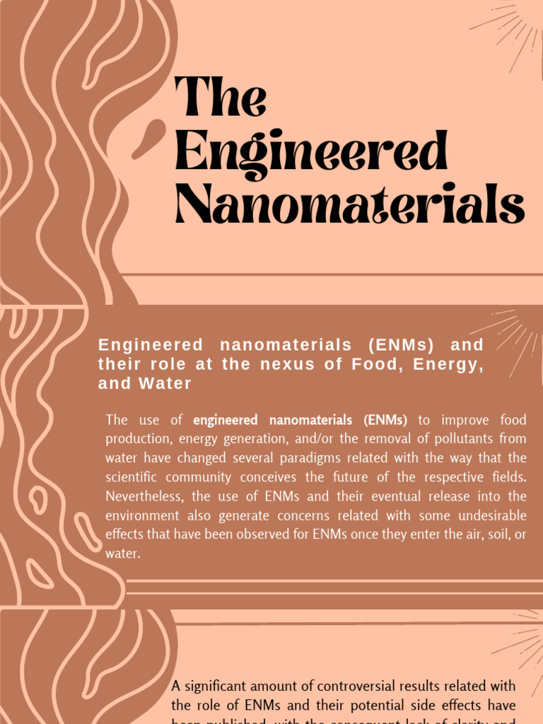 The Engineered Nanomaterials | PDF | Nanomaterials | Nanotechnology