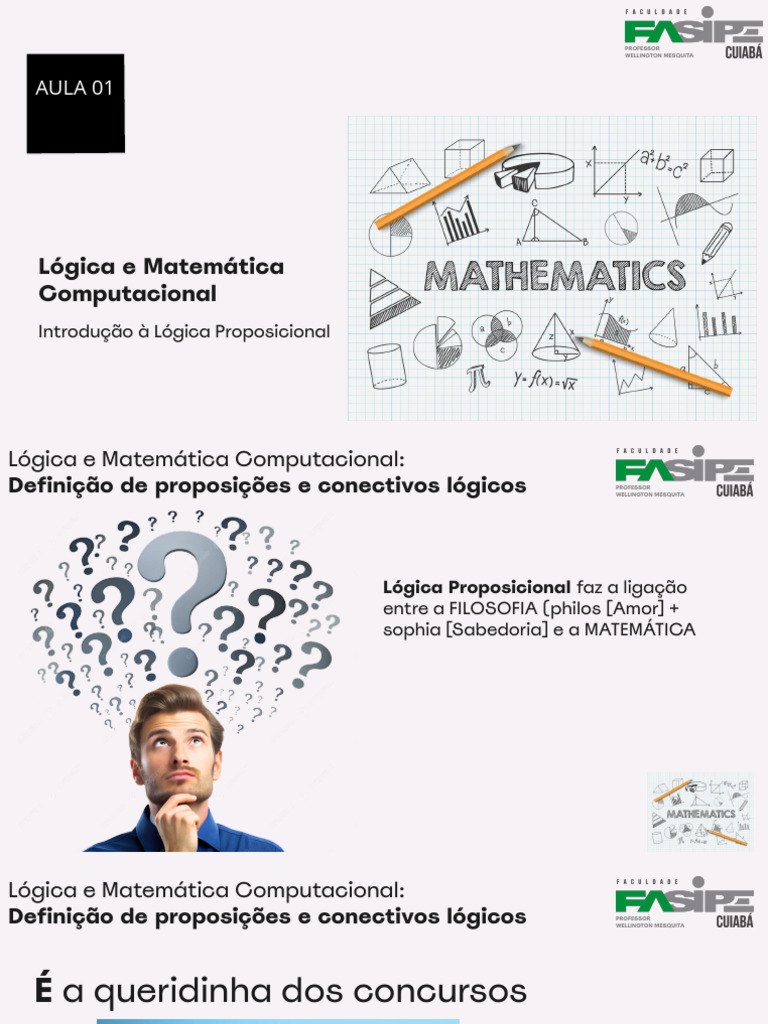 Introdução à Lógica Proposicional | PDF | Lógica matemática | Proposição