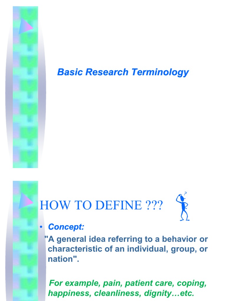 Basic Research Terminology | PDF