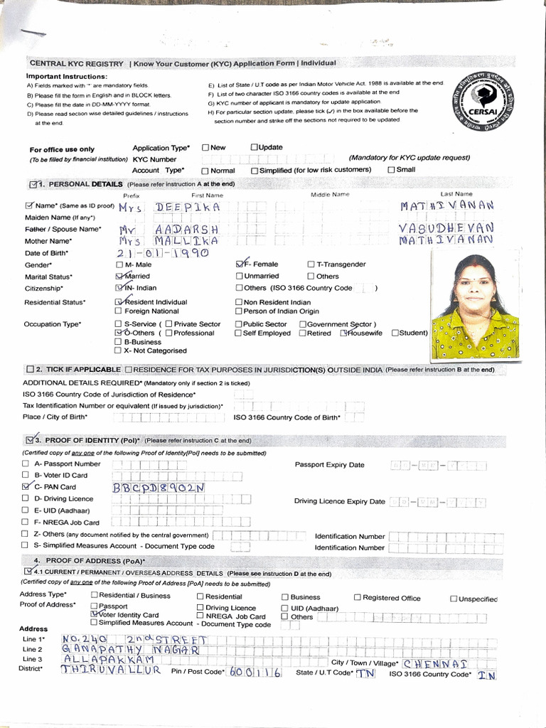 car insurance KYC (1) | PDF | Identity Document | Government And Personhood