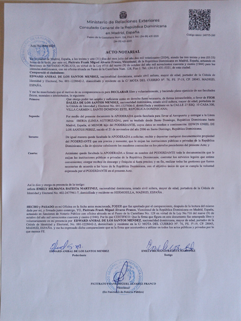 Poder Notarial | PDF