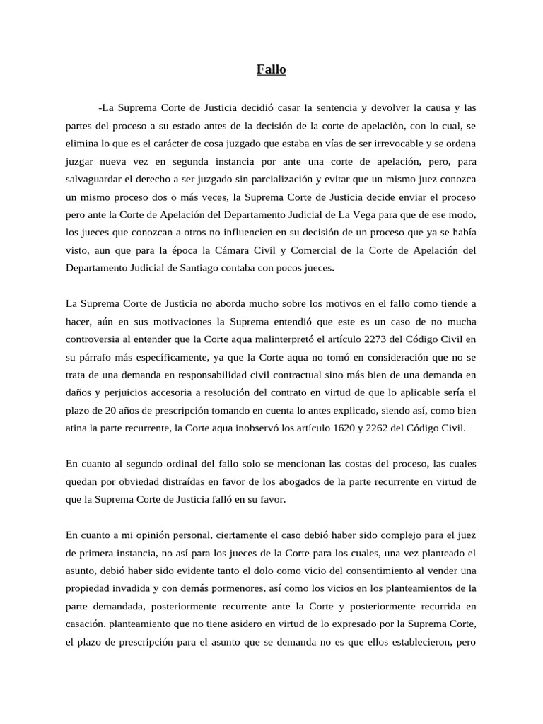 Fallo (1) | PDF | Apelación | Judicaturas