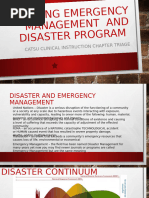 Code Yellow: External Emergency Protocols | PDF | Emergency Department ...
