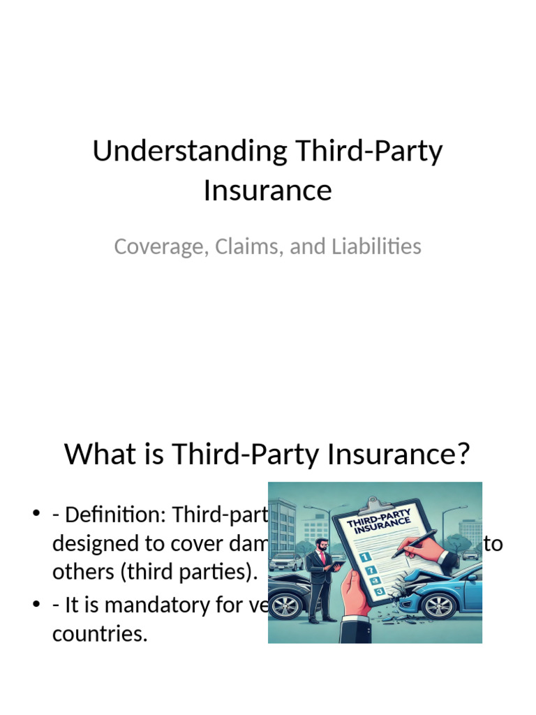 Understanding Third-Party Insurance | PDF