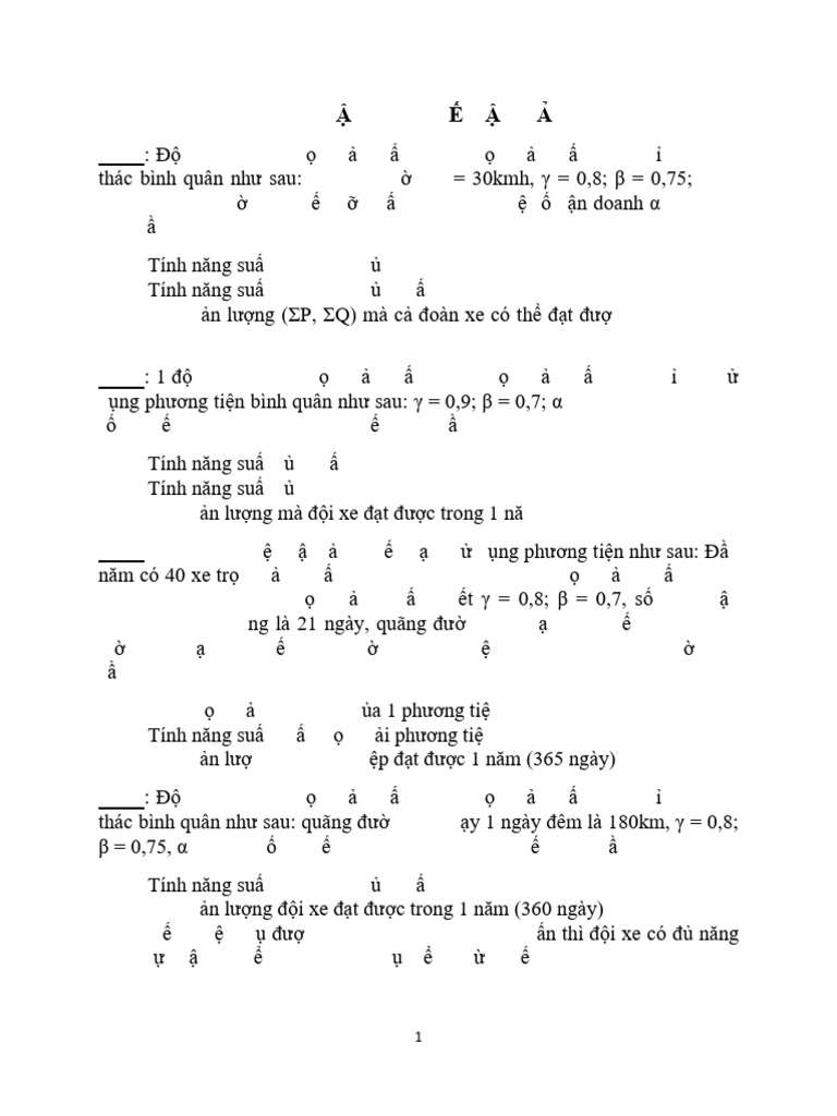 bài tập KTVT gửi sv_2024 | PDF