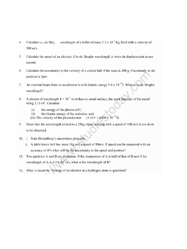 CH2 Worksheet' | PDF